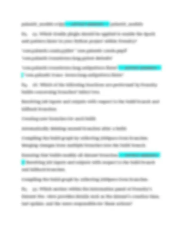 Palantir Data Engineering Certification Exam Questions with complete ...