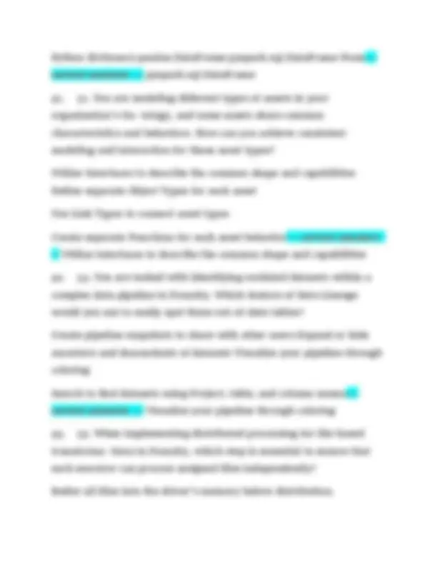 Palantir Data Engineering Certification Exam Questions with complete ...