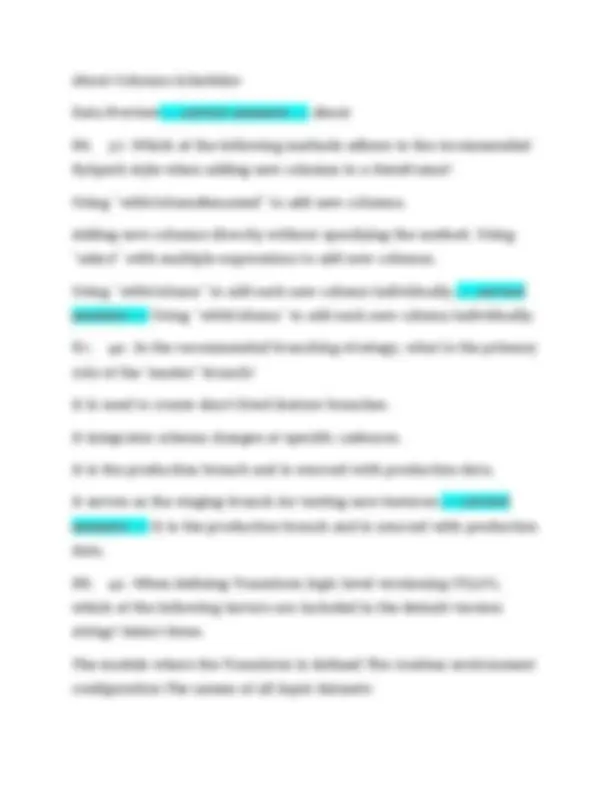 Palantir Data Engineering Certification Exam Questions with complete ...