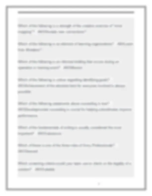 Module 1 Post Test Latest Version 2025-2026. Questions & Correct ...