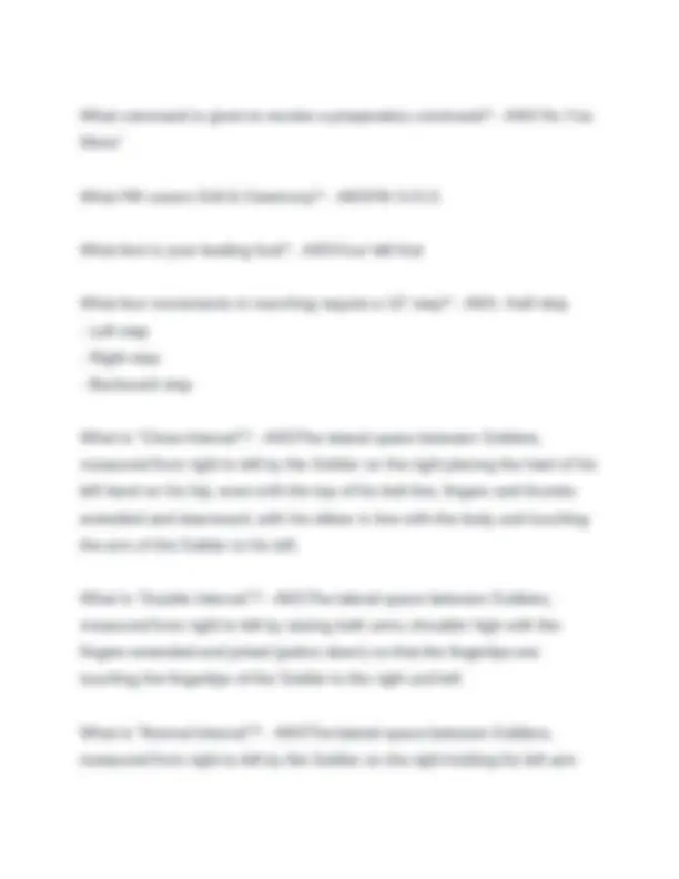 Army Study Guide - Drill & Ceremony (TC 3-21.5 or FM 3-21.5) 2025-2026 ...