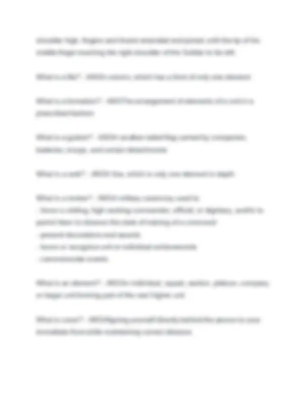 Army Study Guide - Drill & Ceremony (TC 3-21.5 or FM 3-21.5) 2025-2026 ...