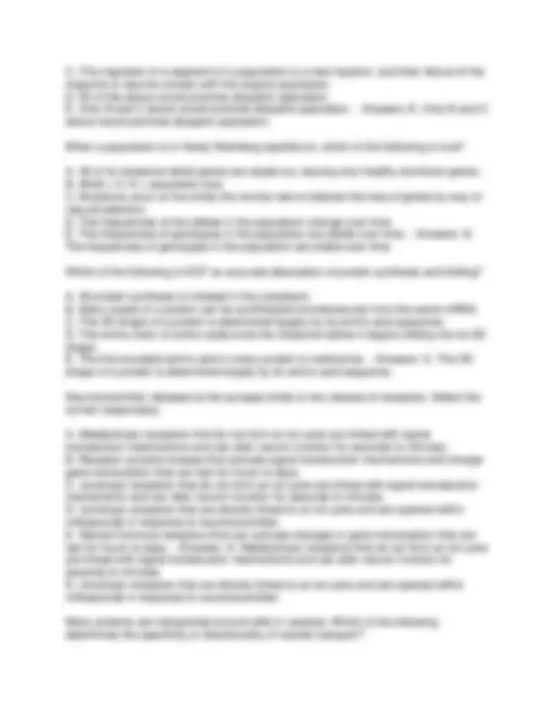 USABO Open Exam Questions and Answers: Biology Practice for Competitive ...