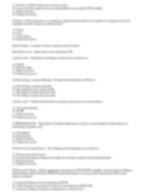 Cancer Registry Management study guide questions and answers | Exams ...