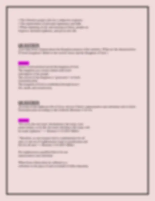 Topic 4: CWV 101: Christian Worldview Quiz ( 2024/ 2025 Update ...