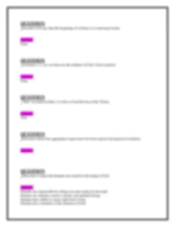 Topic 2: CWV 101: Christian Worldview Quiz (New 2024/ 2025 Update ...