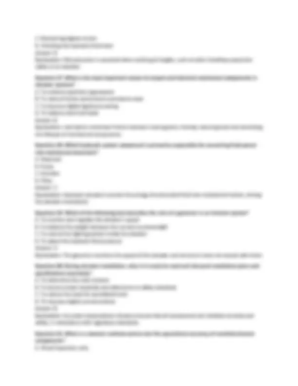 02LM1 Elevator Limited Mechanic Exam | Exams Technology | Docsity