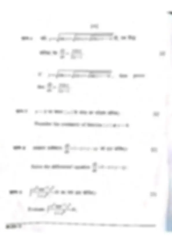 Mathematics Question paper 2025 12th | Schemes and Mind Maps Mathematics | Docsity