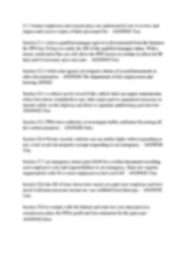 Private Patrol Operator Test Questions and Answers: California Security ...