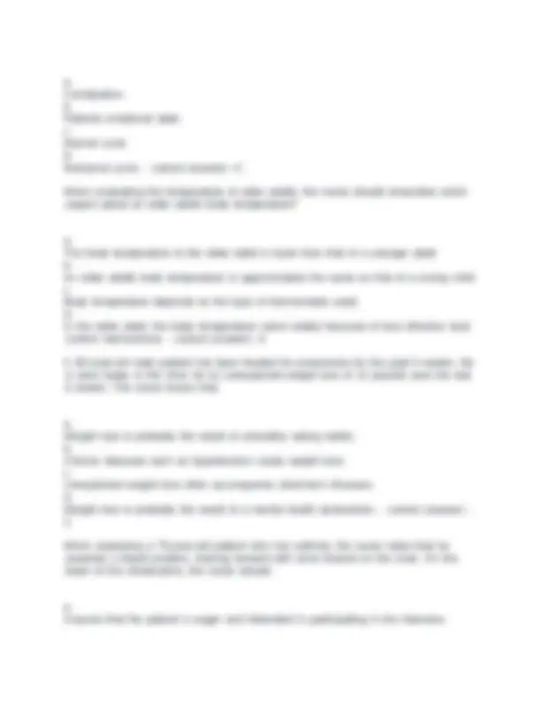 JARVIS: Physical Exam and Health Assessment Chapter 9 Exam with ...