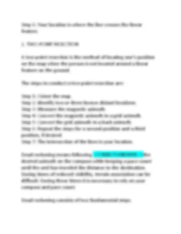 CORPORAL'S COURSE TACTICAL TOOLS EXAM QUESTIONS WITH COMPLETE SOLUTIONS ...