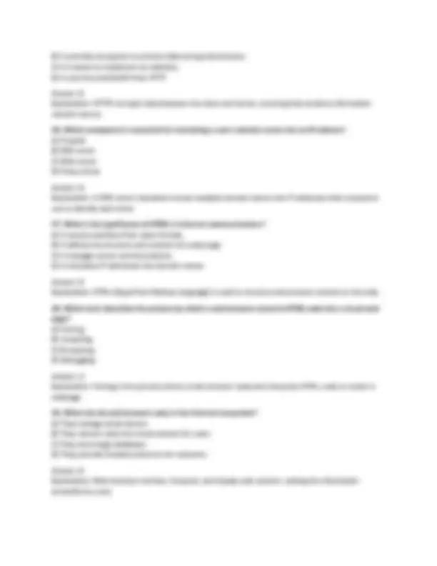1D0-61B CIW Site Development Associate Exam | Exams Technology | Docsity