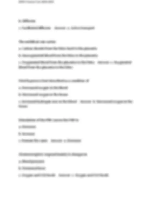 CEFM Practice Test 2024-2025 Verified Answers | Exams Nursing | Docsity