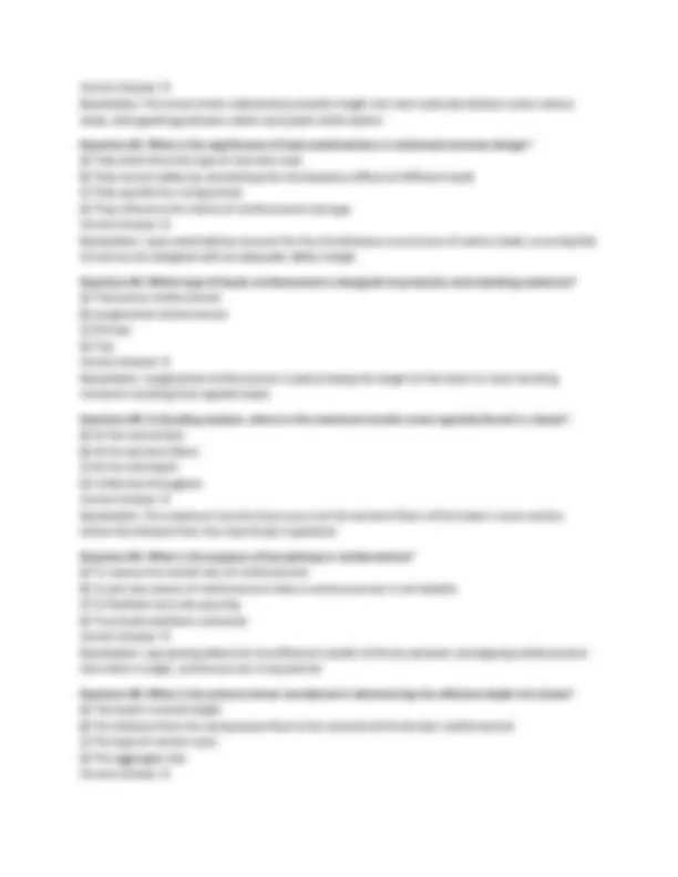 47C 47C Reinforced Concrete Codes Exam | Exams Technology | Docsity