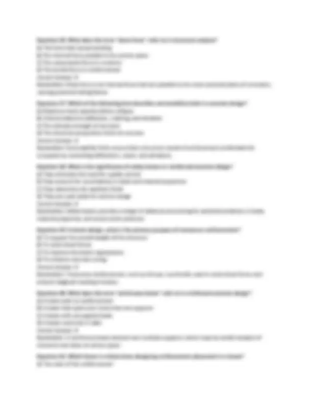 47C 47C Reinforced Concrete Codes Exam | Exams Technology | Docsity