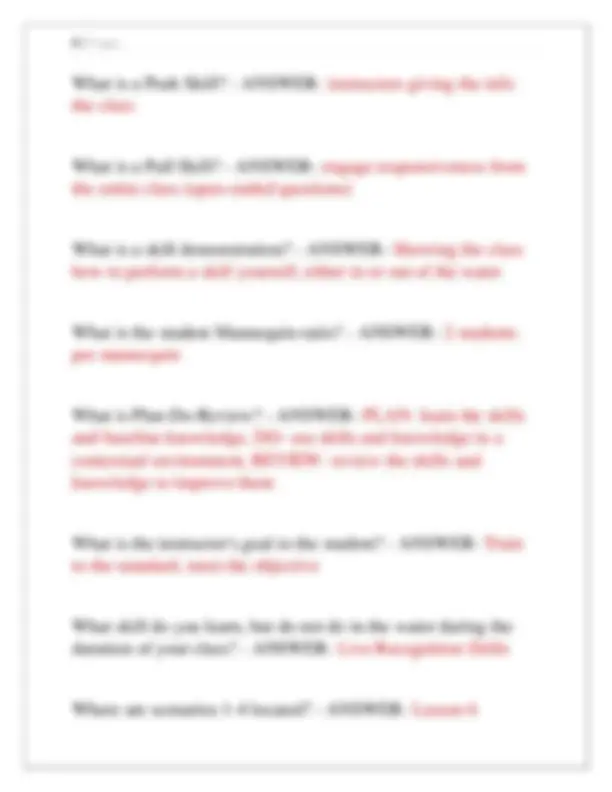 LIFEGUARD INSTRUCTOR FINAL EXAM NEWEST 2024 ACTUAL EXAM COMPLETE 170 ...