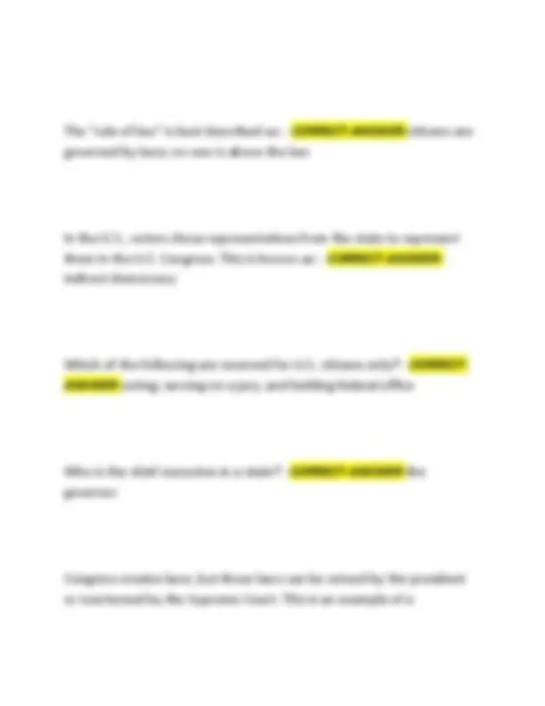 FCLE EXAM 2025 | FLORIDA CIVIC LITERACY EXAM | QUESTIONS AND VERIFIED ...