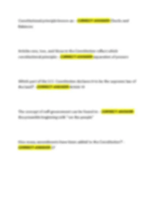 FCLE EXAM 2025 | FLORIDA CIVIC LITERACY EXAM | QUESTIONS AND VERIFIED ...