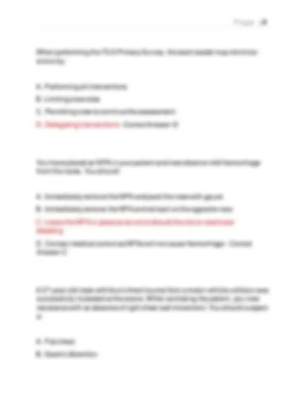 ITLS 9th Edition Basic Pre-Test 2025: Practice Questions and Answers ...