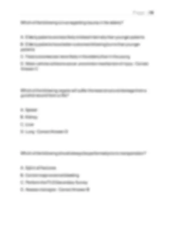 ITLS 9th Edition Basic Pre-Test 2025: Practice Questions and Answers ...