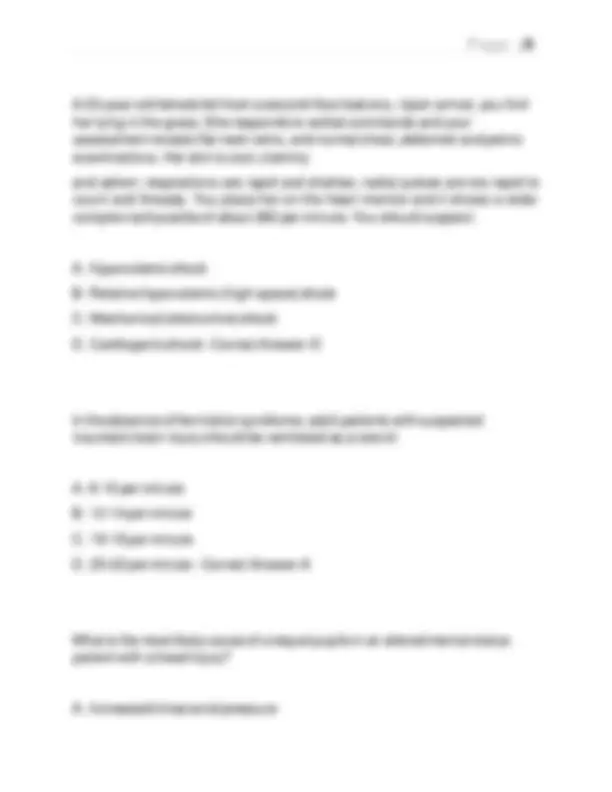 ITLS 9th Edition Basic Pre-Test 2025: Practice Questions and Answers ...