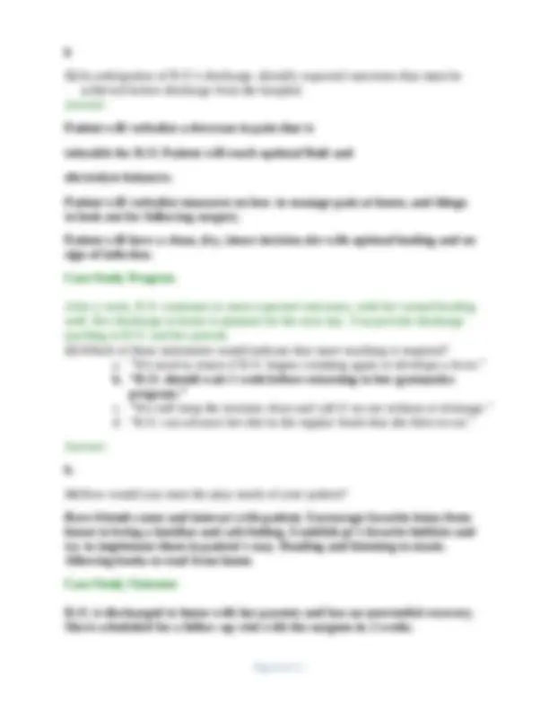 Case Study 124 Appendicitis-Questions with Answers Recent Updated ...