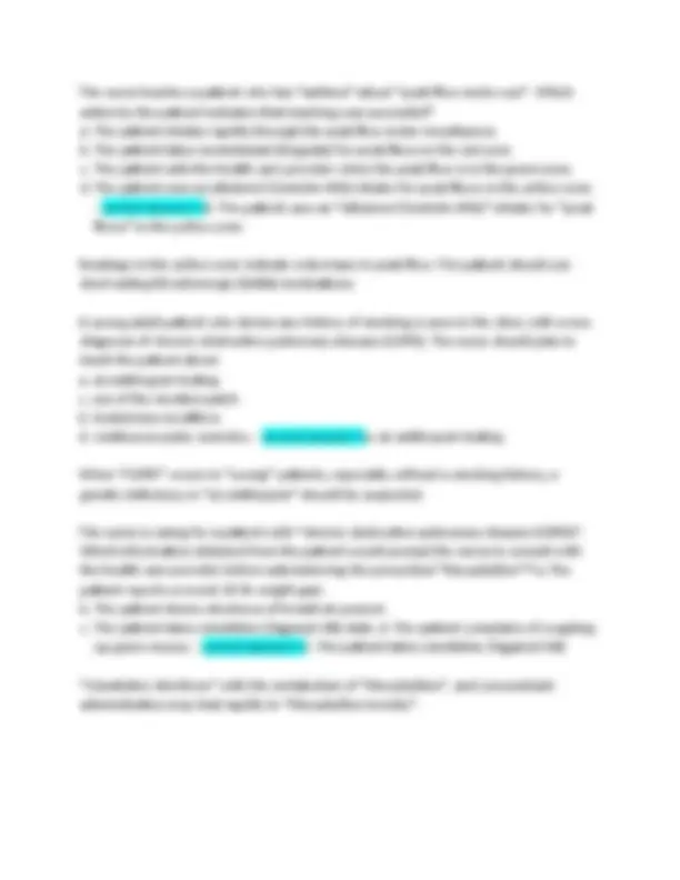 Chapter 28: Obstructive Pulmonary Diseases Lewis: Medical-Surgical ...