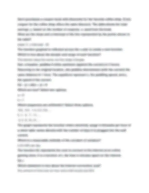 IGCSE Math Mock Exam 2025: Questions and Answers | Exams Nursing | Docsity