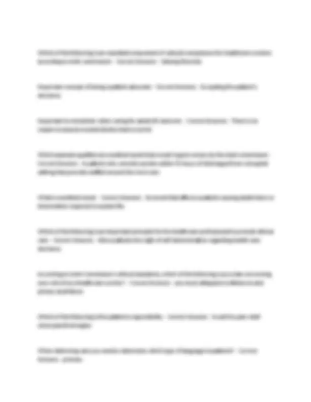 Core Mandatory Part II – Relias and Prophecy Core Mandatory Part 2 ...