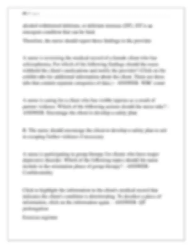 PN MENTAL HEALTH PROCTOR 2023 FORM A AND B, AND ONLINE PRACTICE FORM A ...