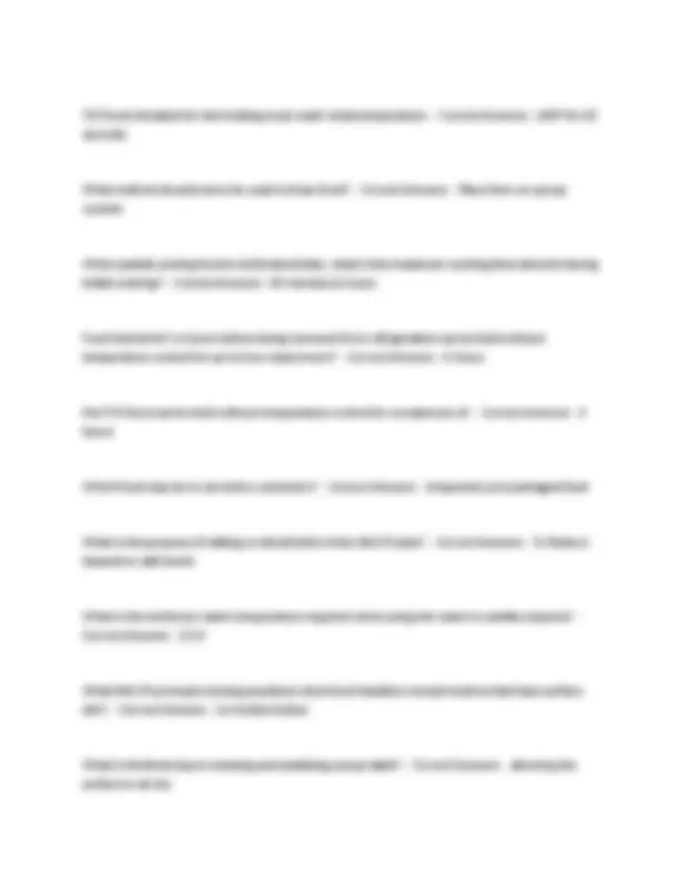 Servsafe Practice Test (50 questions and answers) With 50 Actual ...
