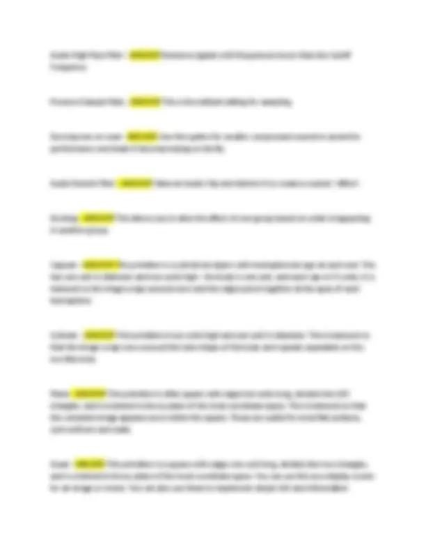 Game Design End of Pathway (EOPA) Final Exam Review | Questions ...