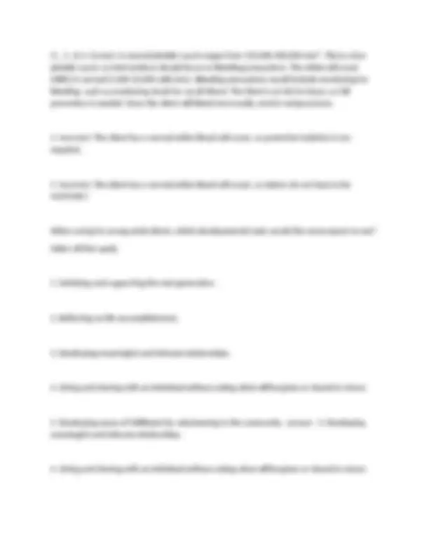NCLEX Health Promotion & Maintenance Exam Questions and Answers | Exams ...