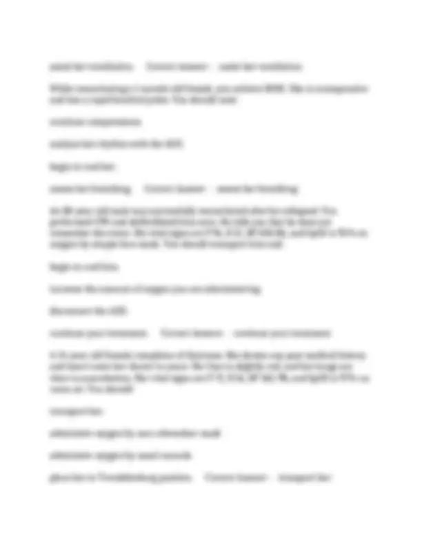 EMD 197 NREMT Practice Test - Questions With Complete Solutions | Exams ...