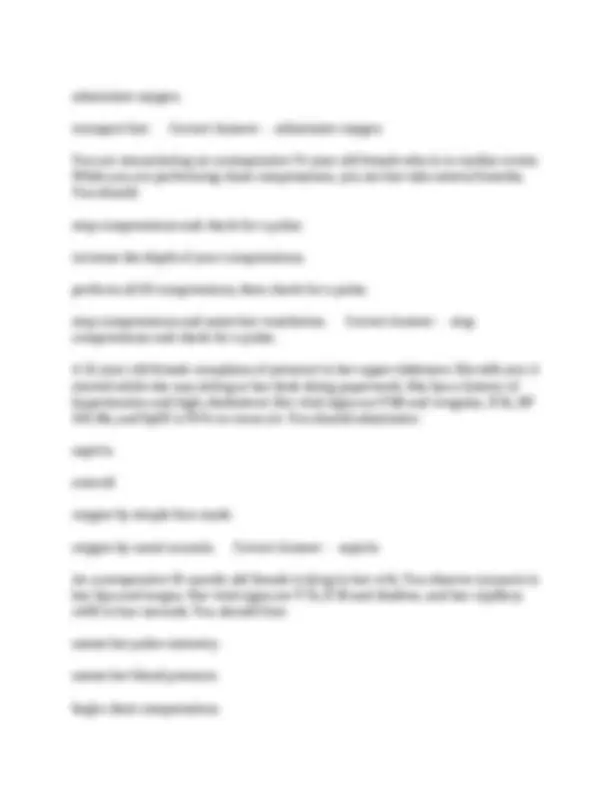 EMD 197 NREMT Practice Test - Questions With Complete Solutions | Exams ...