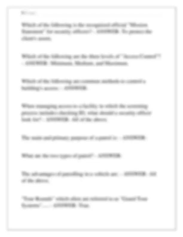 Security License Exam: 200 Questions and Answers for Class D Security ...