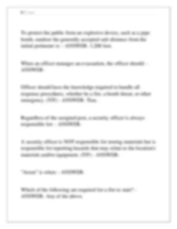 Security License Exam: 200 Questions and Answers for Class D Security ...