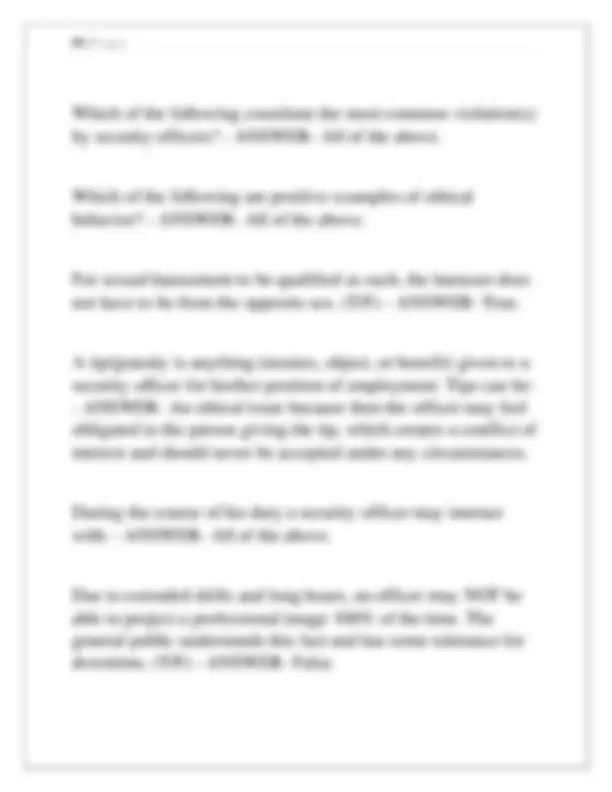 Security License Exam: 200 Questions and Answers for Class D Security ...