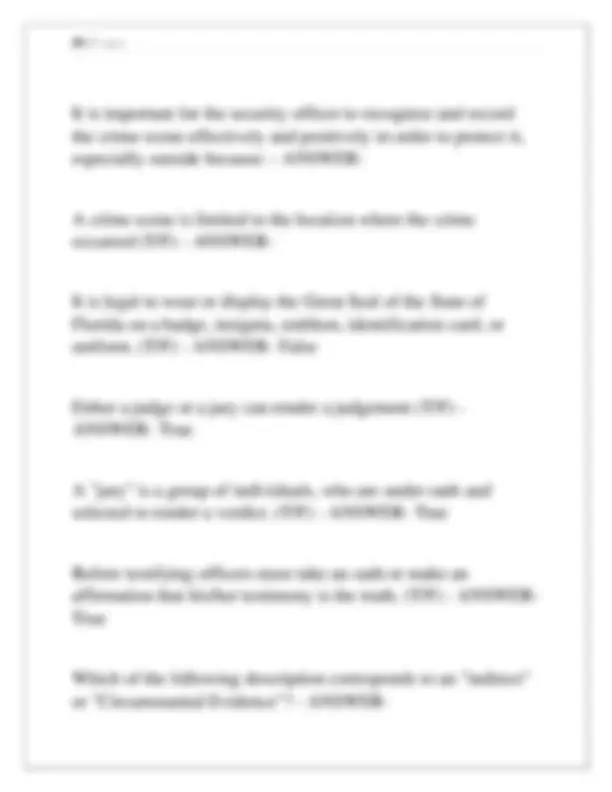 Security License Exam: 200 Questions and Answers for Class D Security ...