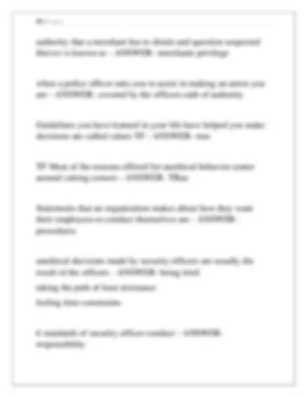 Security License Exam: 200 Questions and Answers for Class D Security ...