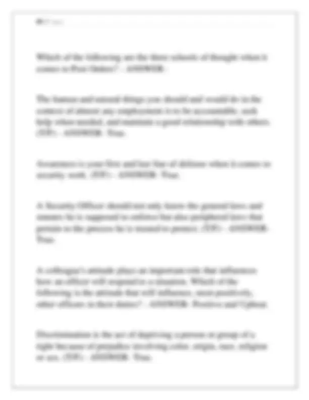 Security License Exam: 200 Questions and Answers for Class D Security ...