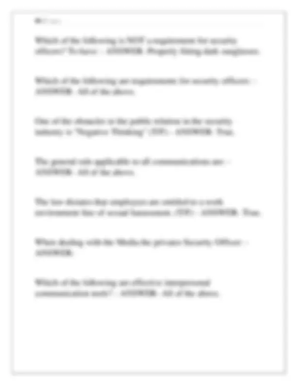 Security License Exam: 200 Questions and Answers for Class D Security ...