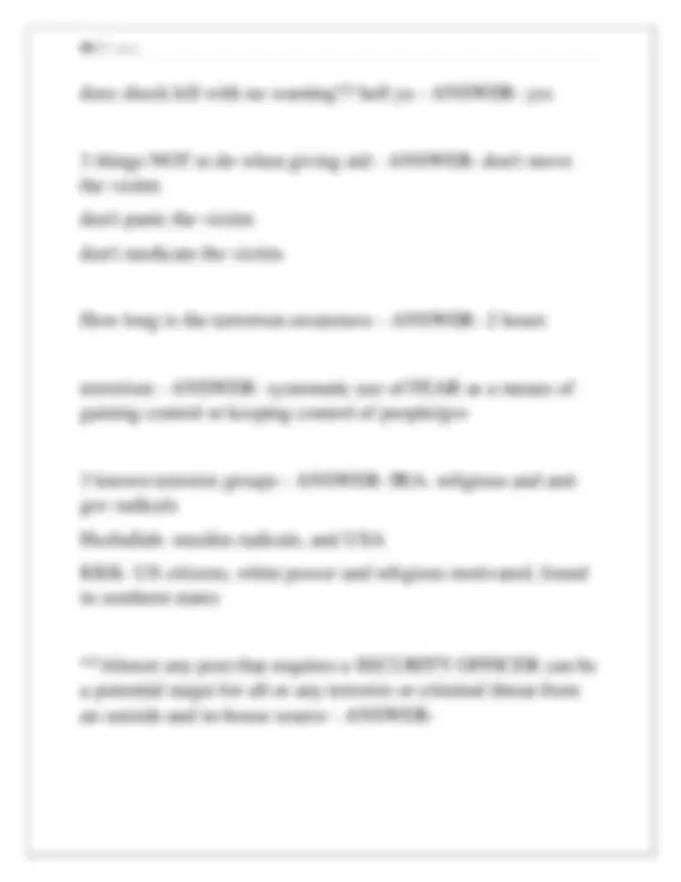 Security License Exam: 200 Questions and Answers for Class D Security ...