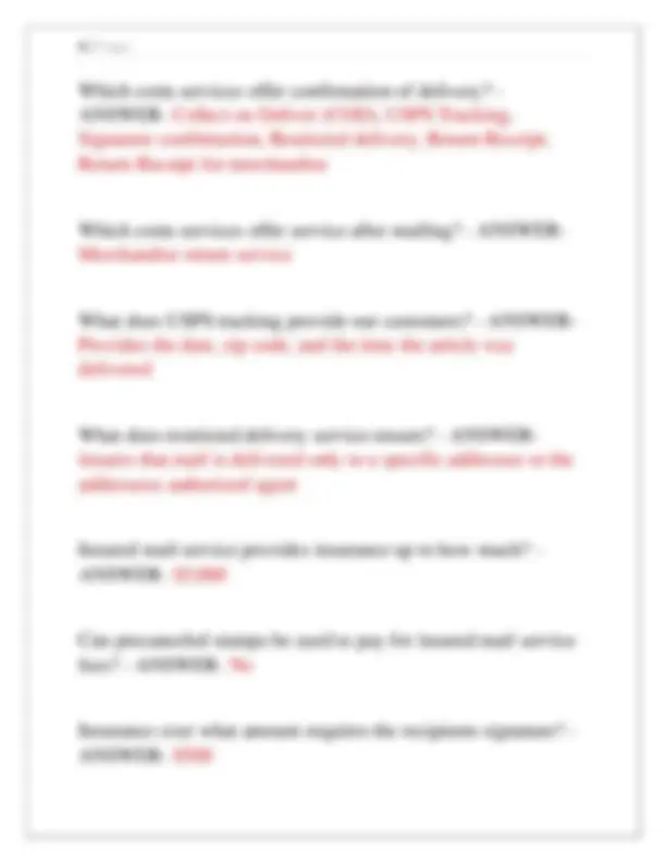 USPS Exam 421 Window Clerk: Complete Guide with Questions and Answers ...