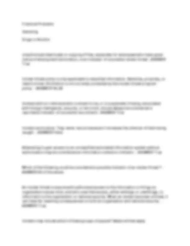 DOD INSIDER THREAT AWARENESS FULL EXAM SET WITH ALL QUESTIONS AND ...