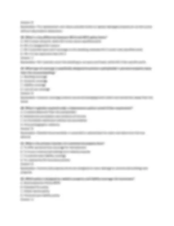 CA PSI Site Insurance Adjusterination Exam | Exams Technology | Docsity