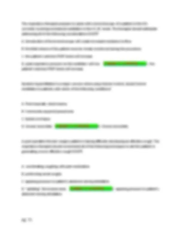 Respiratory Therapy Final Exam Questions & Answers: Kettering TMC ...