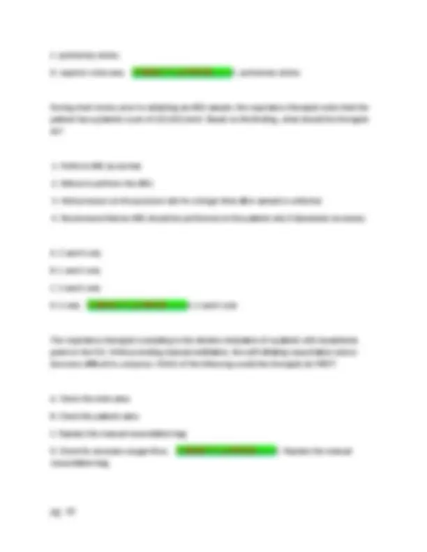 Respiratory Therapy Final Exam Questions & Answers: Kettering TMC ...