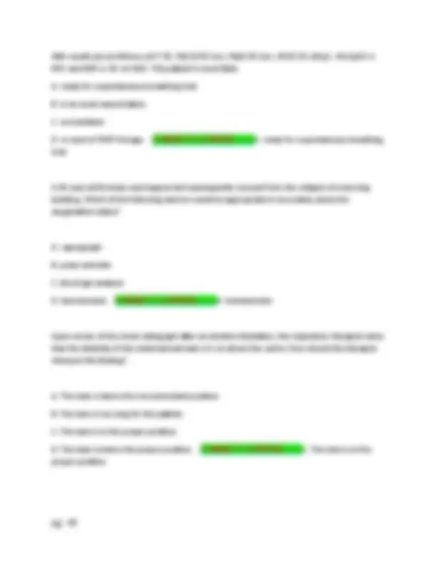 Respiratory Therapy Final Exam Questions & Answers: Kettering TMC ...