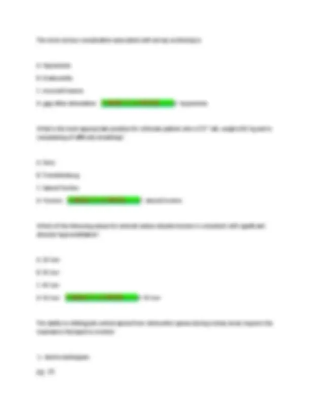 Respiratory Therapy Final Exam Questions & Answers: Kettering TMC ...
